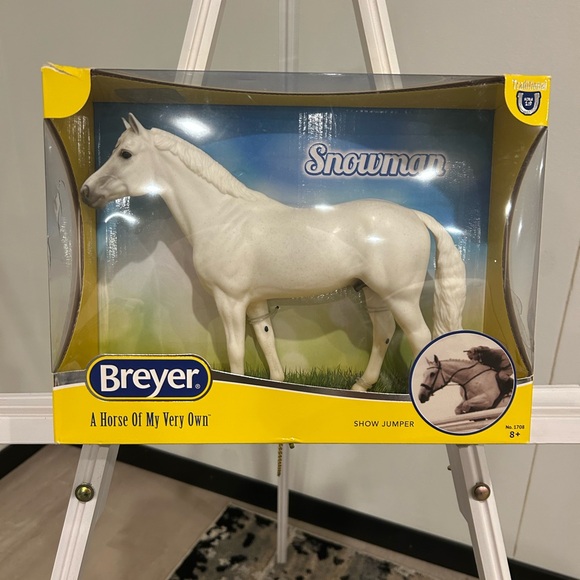Breyer | Toys | Breyer Snowman White Model Horse | Poshmark